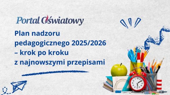 plan nadzoru pedagogicznego 2025/2026 - Portal Oświatowy